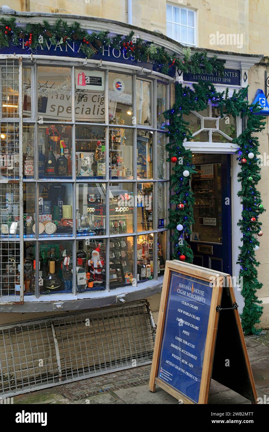 Havana House cigar shop, Bath, Somerset Stock Photo - Alamy