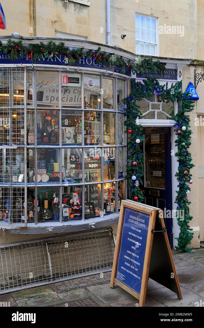Havana House cigar shop, Bath, Somerset Stock Photo - Alamy