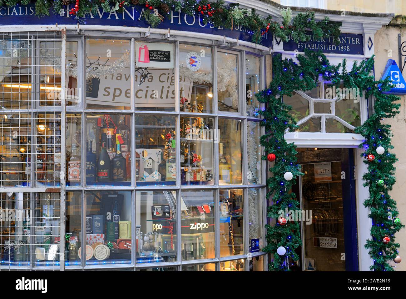 Havana House cigar shop, Bath, Somerset Stock Photo - Alamy