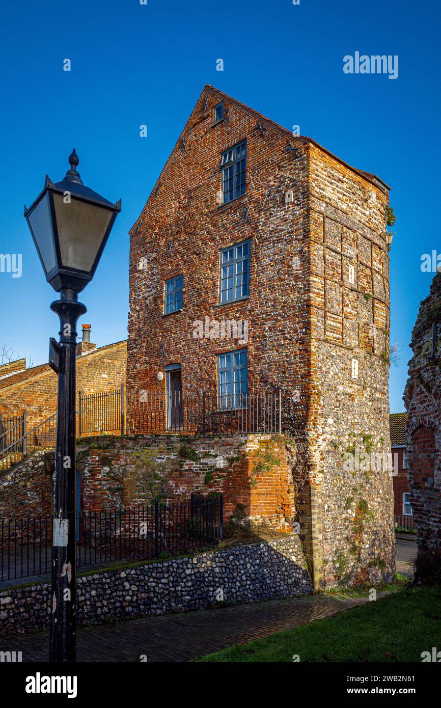 Great Yarmouth South East Tower. Part of the well preserved medieval ...