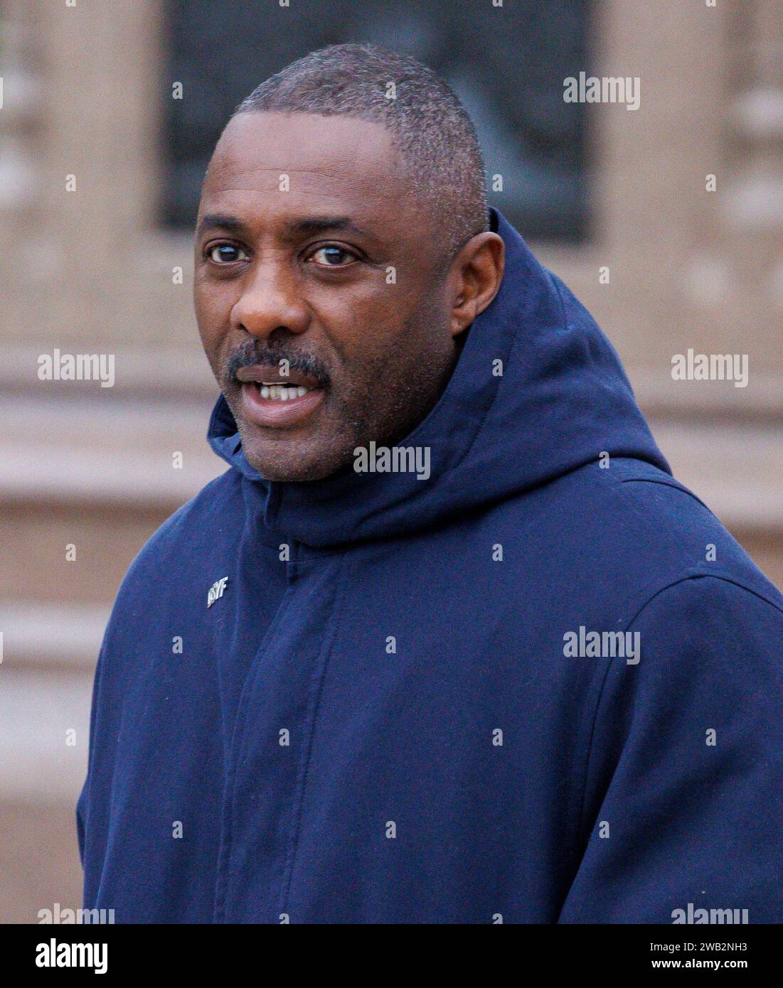 London, UK. 8th Jan, 2024. Idris Elba starts his campaign against knife ...