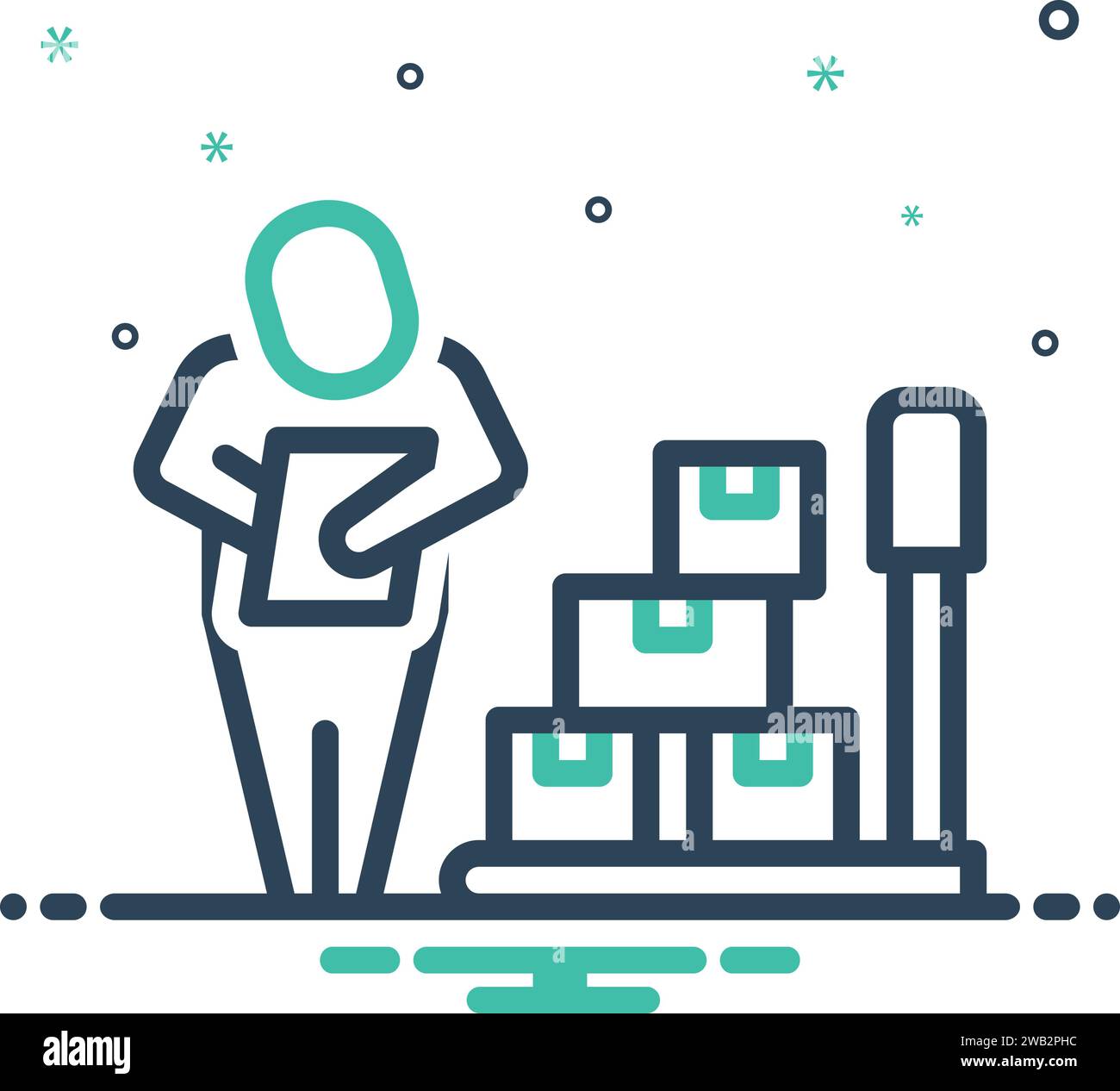 Icon for checking,check Stock Vector Image & Art - Alamy