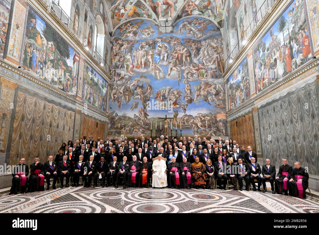 Vatican, Vatican. 08th Jan, 2024. Italy, Rome, Vatican, 2024/1/8 .Pope ...