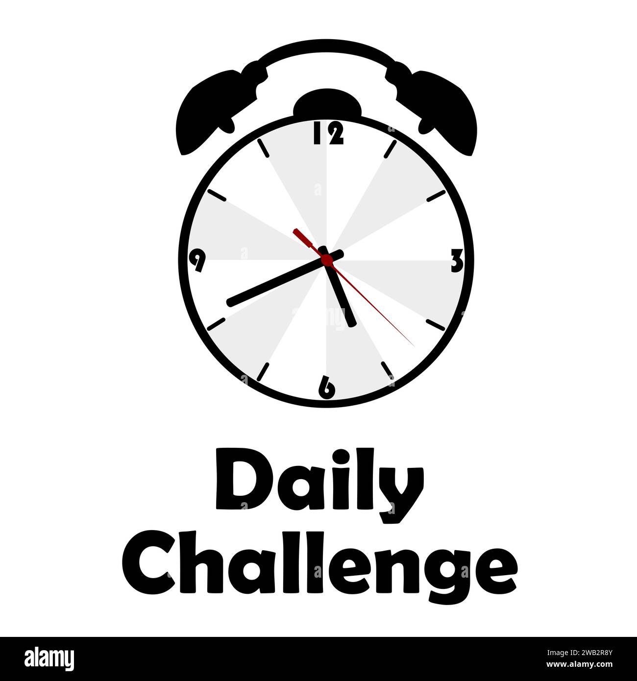 Check alarm clock Stock Vector Images - Alamy