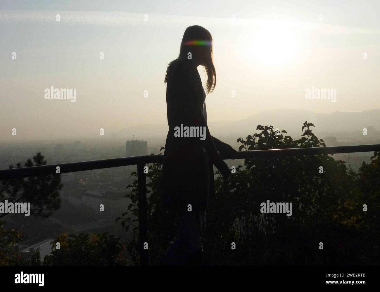 a single woman without a partner, being and living alone a single woman ...