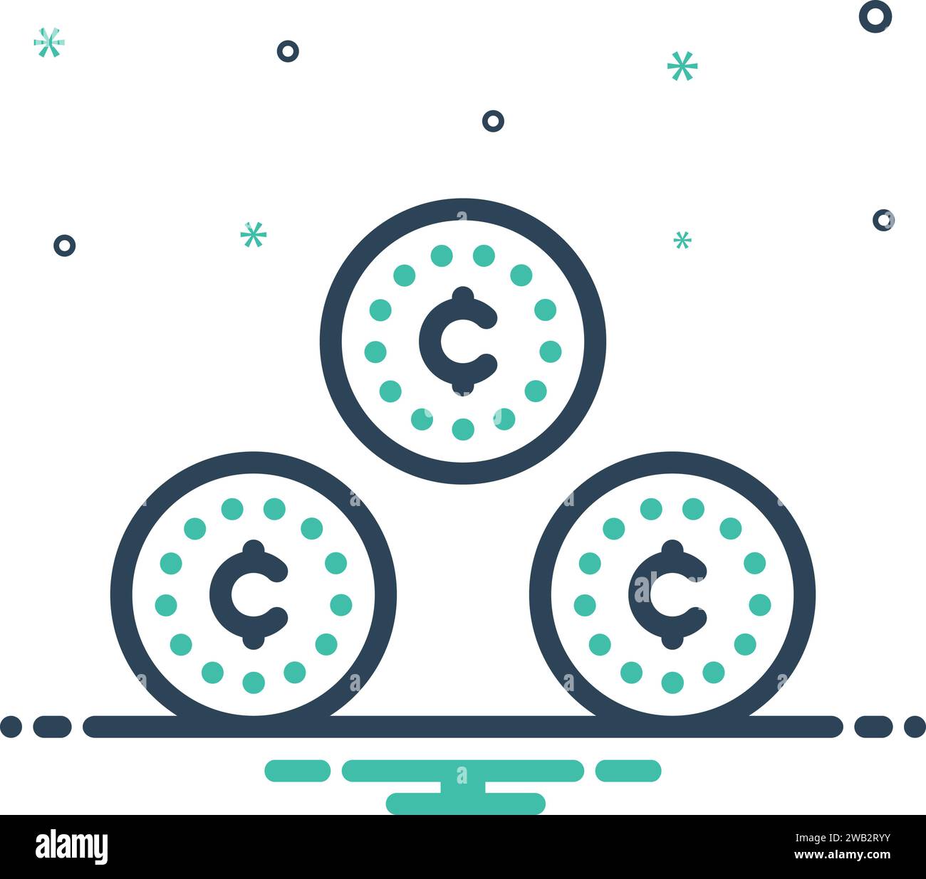 Cents vector vectors hi-res stock photography and images - Alamy