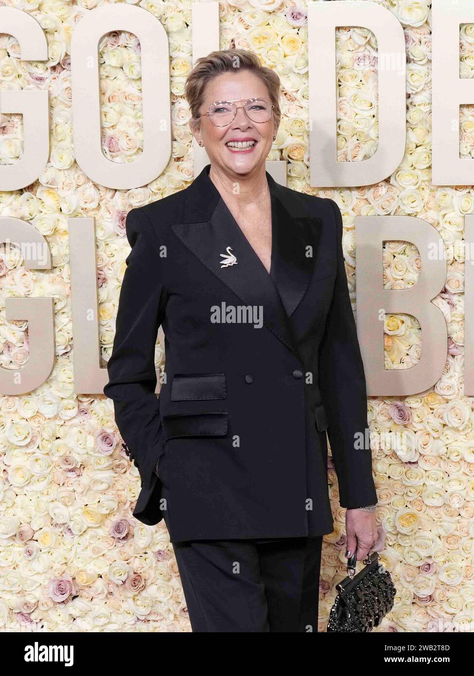 Los Angeles, USA. 07th Jan, 2024. Annette Bening attends the arrivals ...