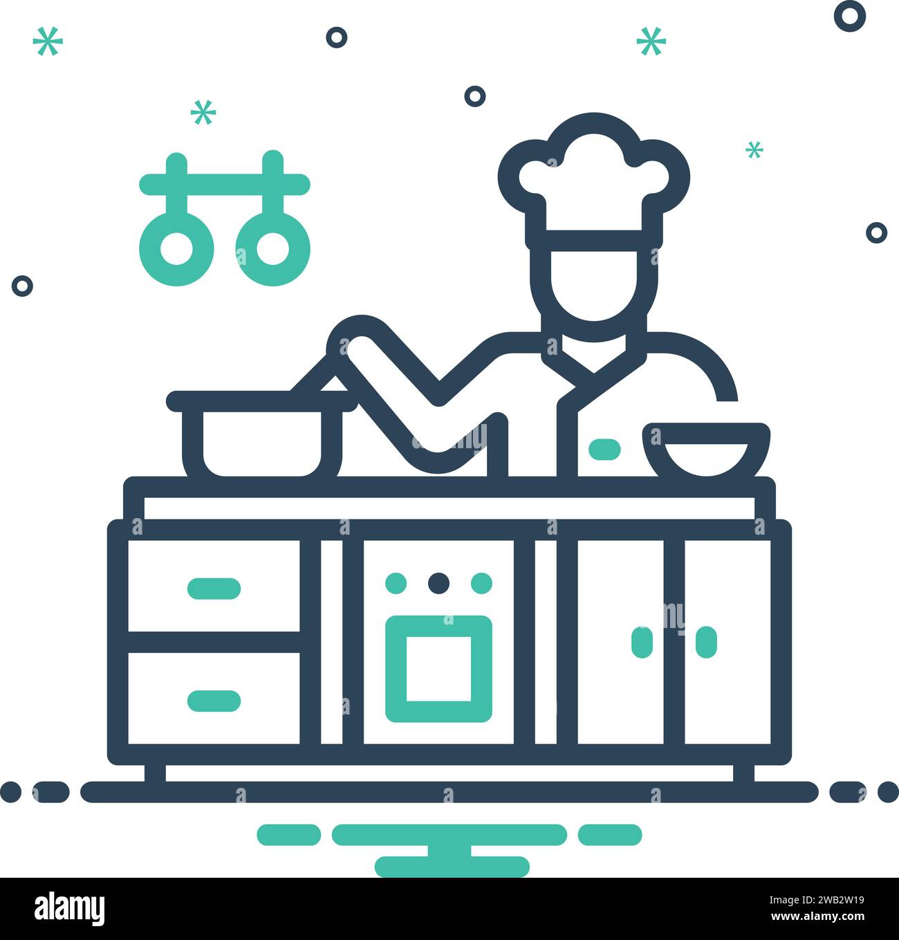 Icon for cook,prepare Stock Vector Image & Art - Alamy