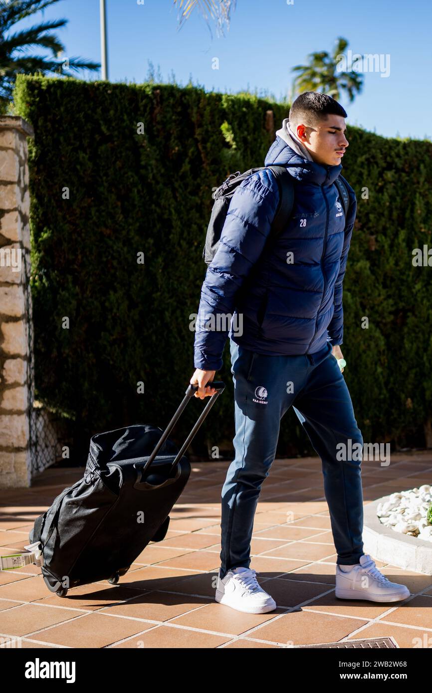 Oliva, Spain. 08th Jan, 2024. Gent's Matias Fernandez pictured during ...