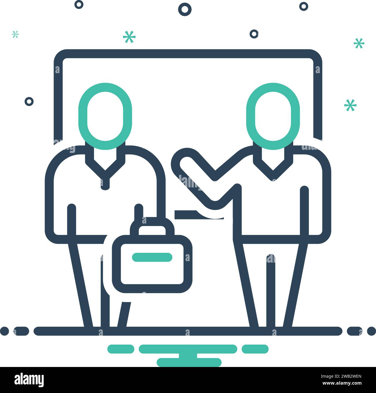 Icon for introduction,acquaintance Stock Vector Image & Art - Alamy