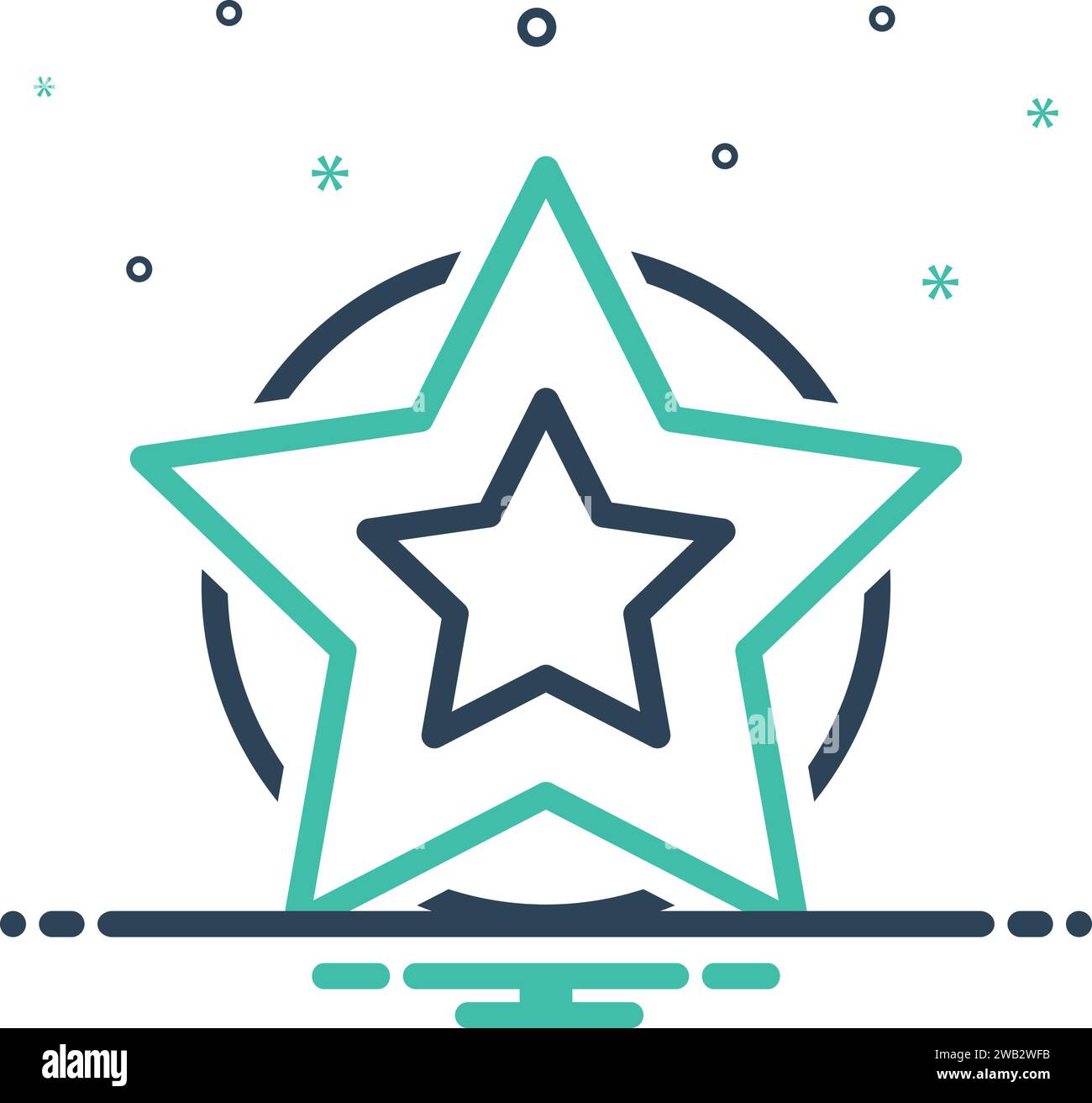 Heavenly star Stock Vector Images - Alamy