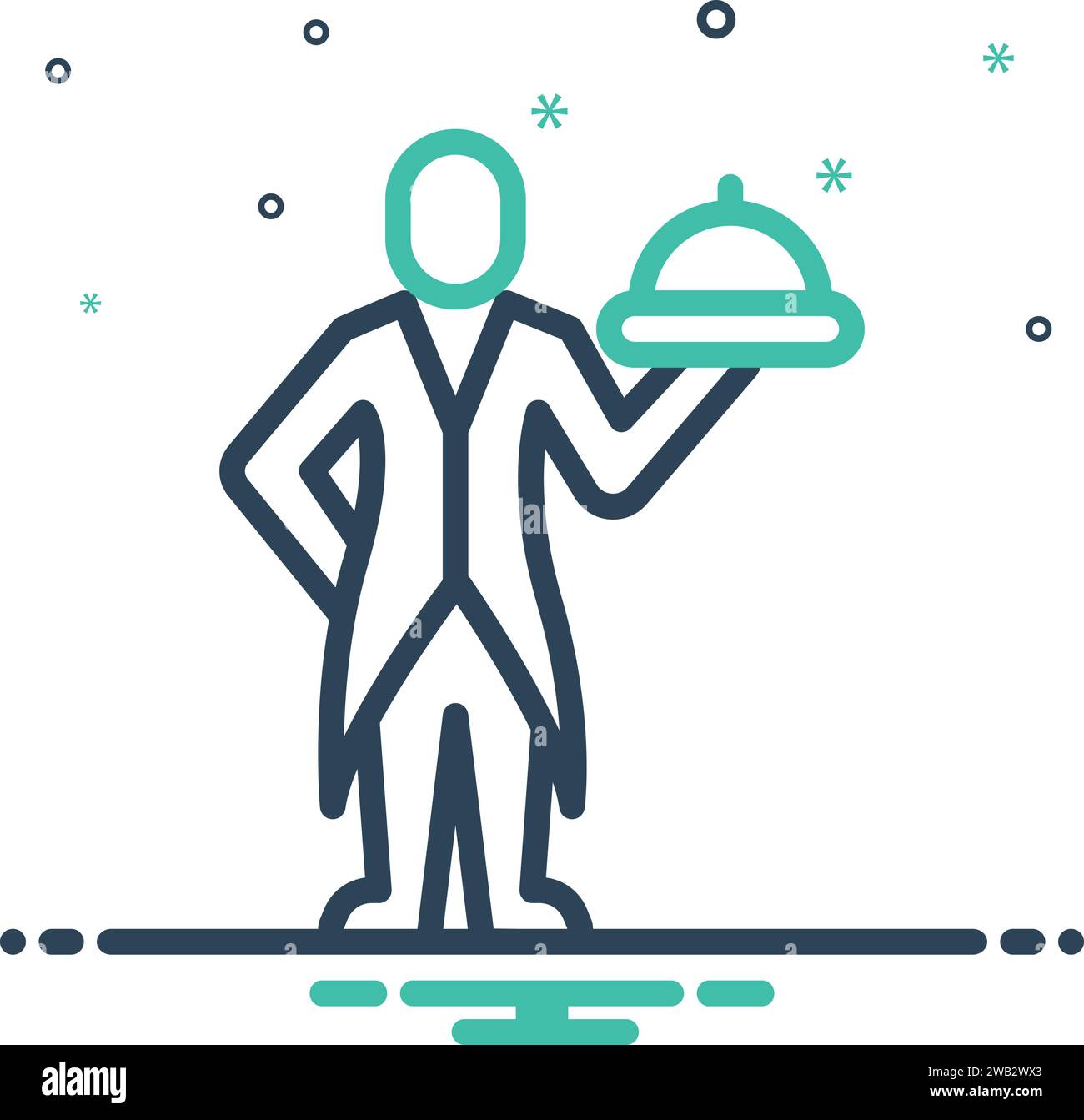 Your servant Stock Vector Images - Alamy