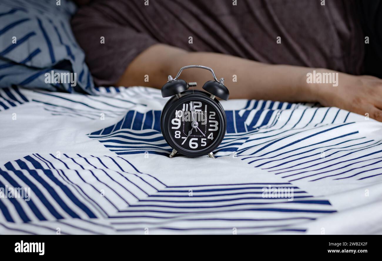 Sleeping clock time hi-res stock photography and images - Alamy