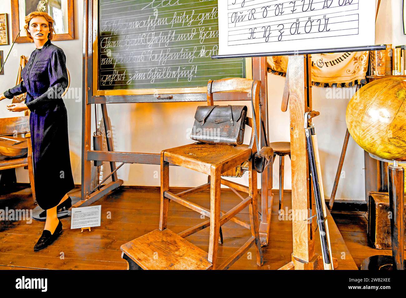 Life in school 100 Years ago Stock Photo - Alamy