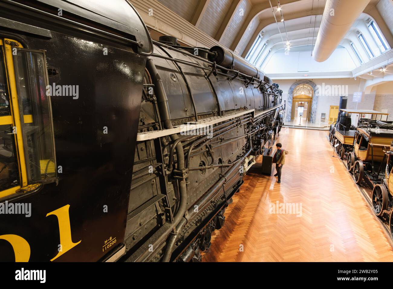 Old american steam locomotive hi-res stock photography and images - Alamy