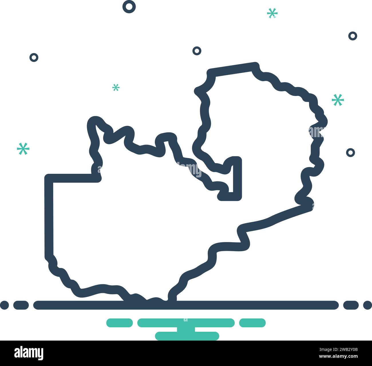 Icon for zambia,map Stock Vector Image & Art - Alamy