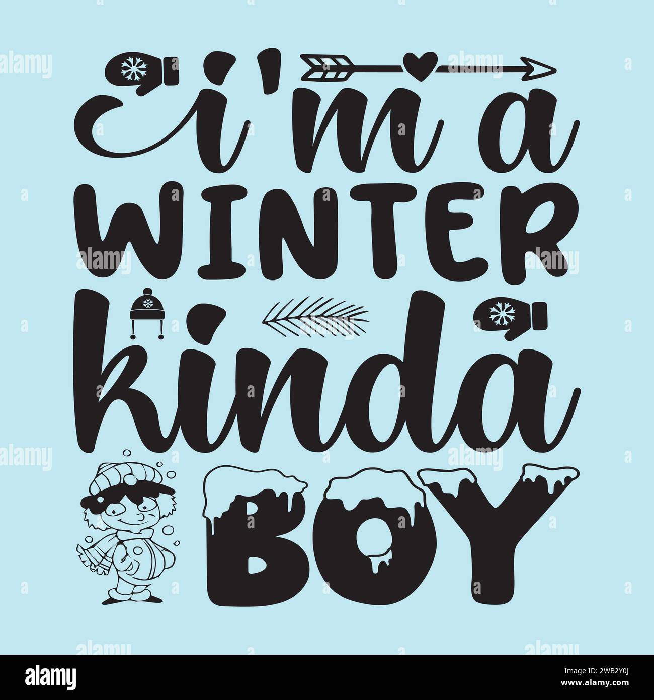 Winter SVG Design Stock Vector Image & Art - Alamy