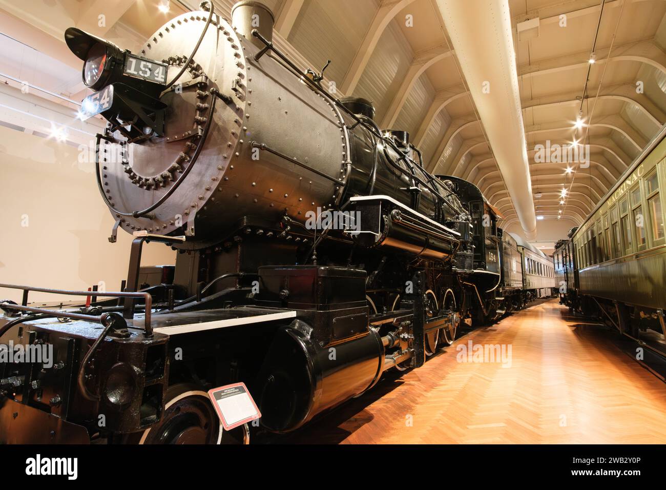 1909 Baldwin Consolidation steam locomotive, on display at The Henry ...