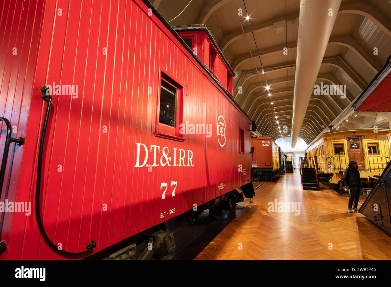 1925 DT & IRR train caboose on display at The Henry Ford Museum of ...