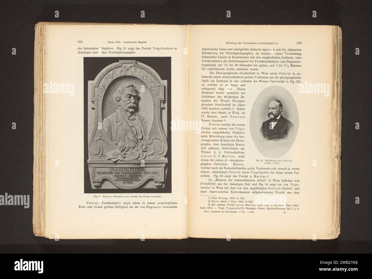 Monument for Joseph Petzval in the University of Vienna, Anonymous, c ...