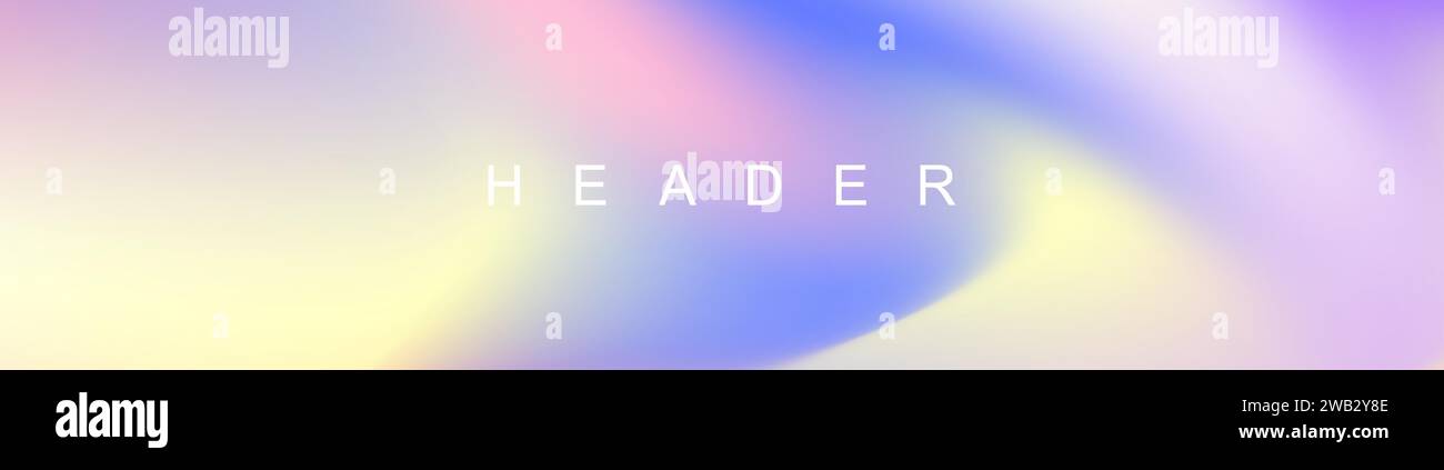 Abstract pastel gradient header background. Innovation header ...