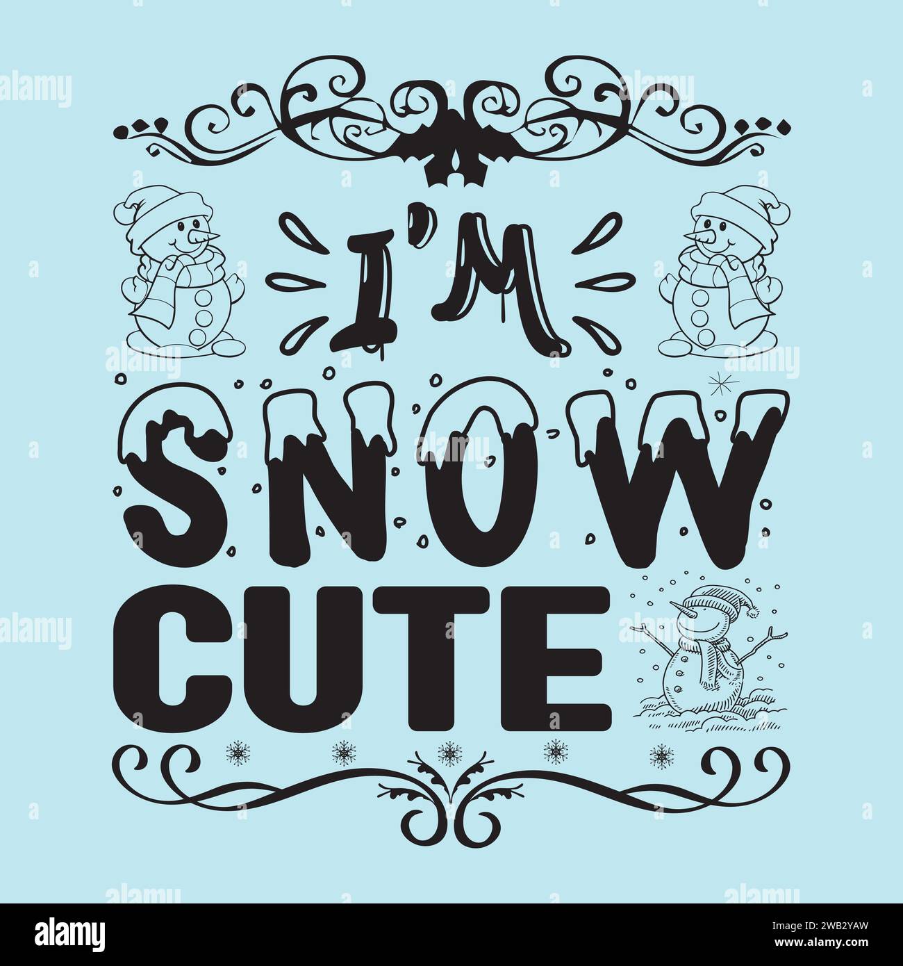 Winter SVG Design Stock Vector Image & Art - Alamy