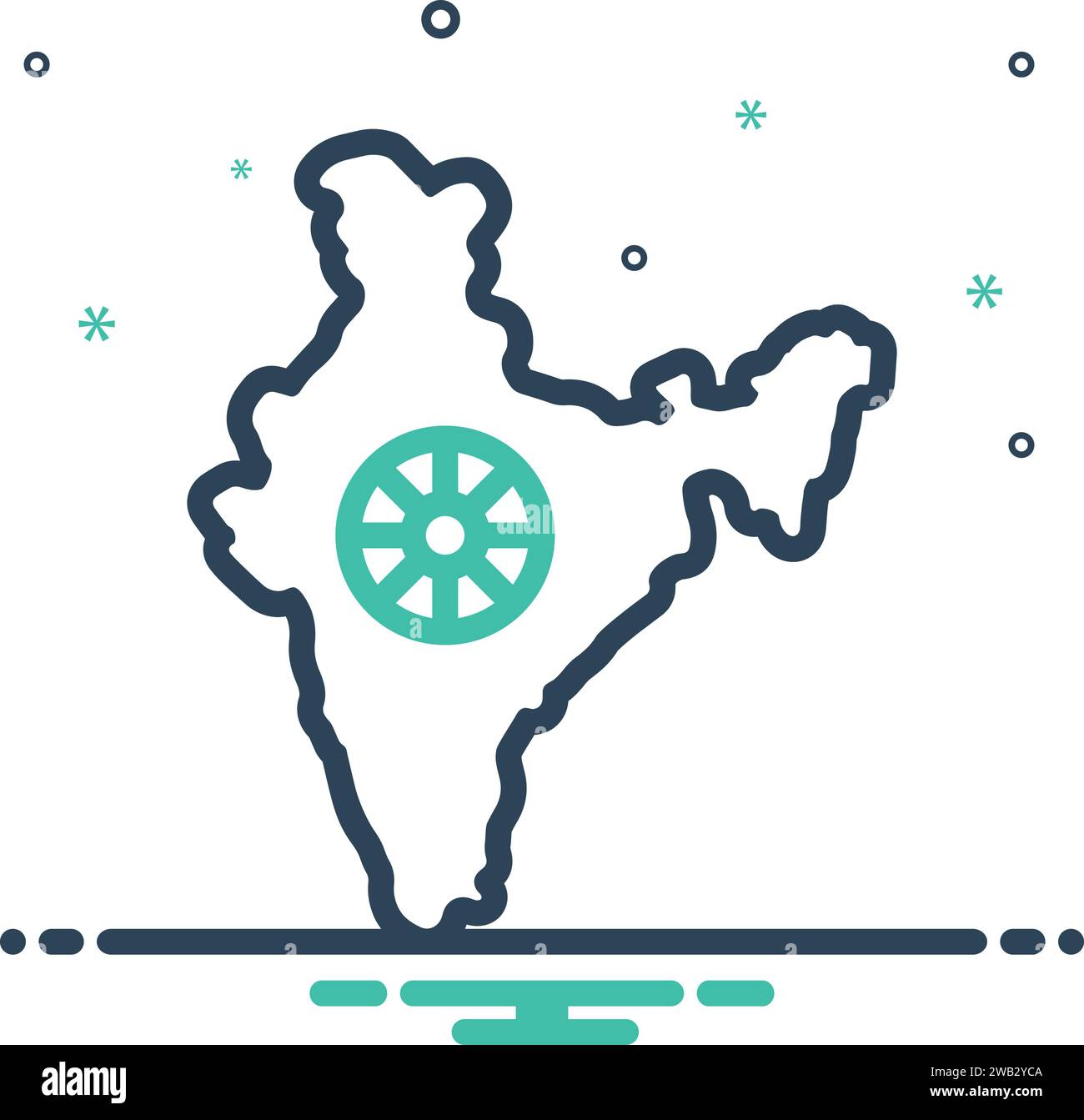Bharat map hi-res stock photography and images - Alamy