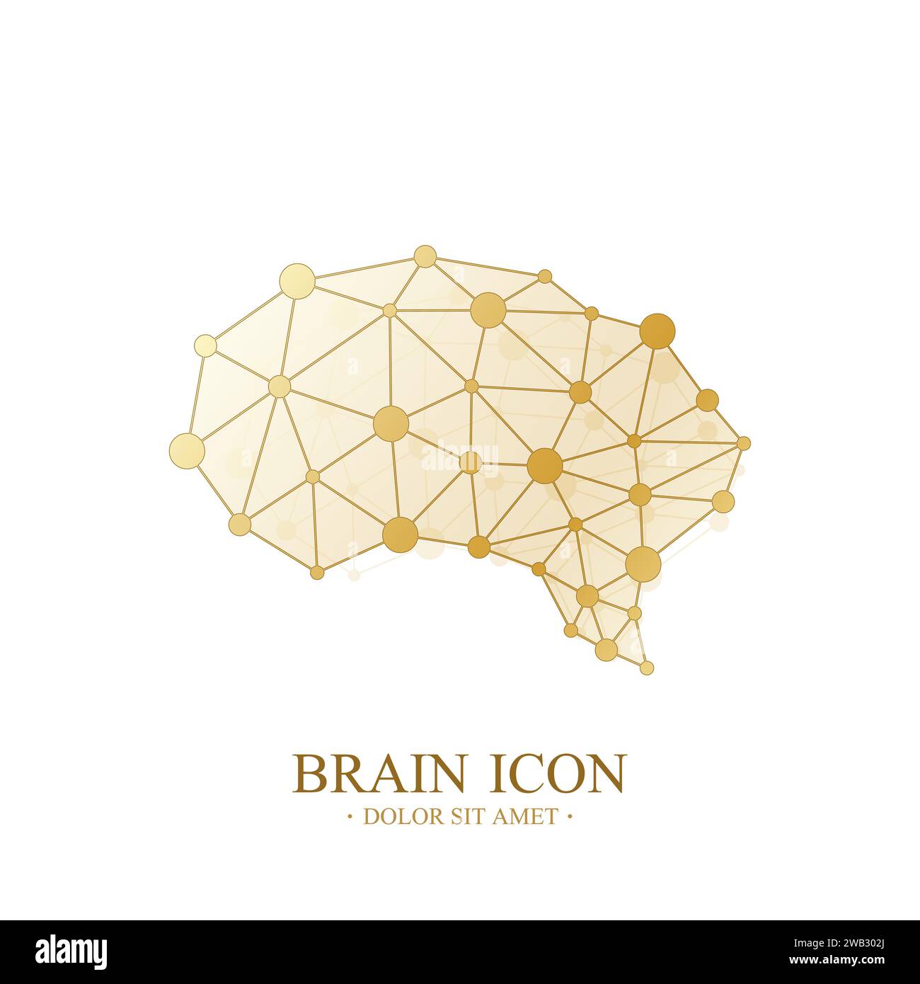 Premium Vector Template Brain Logo. Creative Concept Design Brain Icon. Artificial Intelligence ...