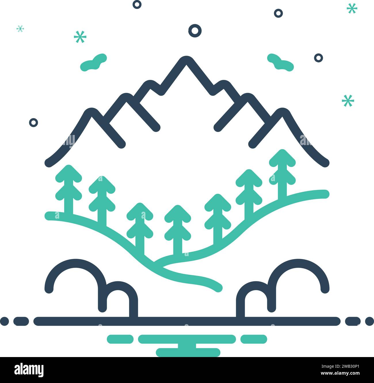 Icon for wilderness,wilds Stock Vector Image & Art - Alamy