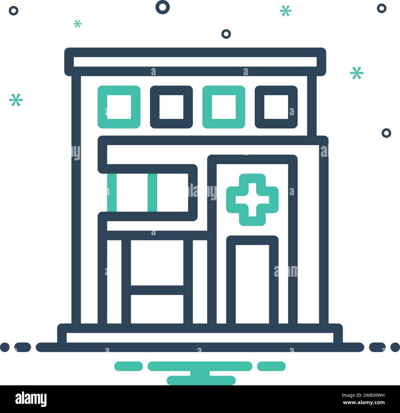 Icon for hospital,asylum Stock Vector Image & Art - Alamy