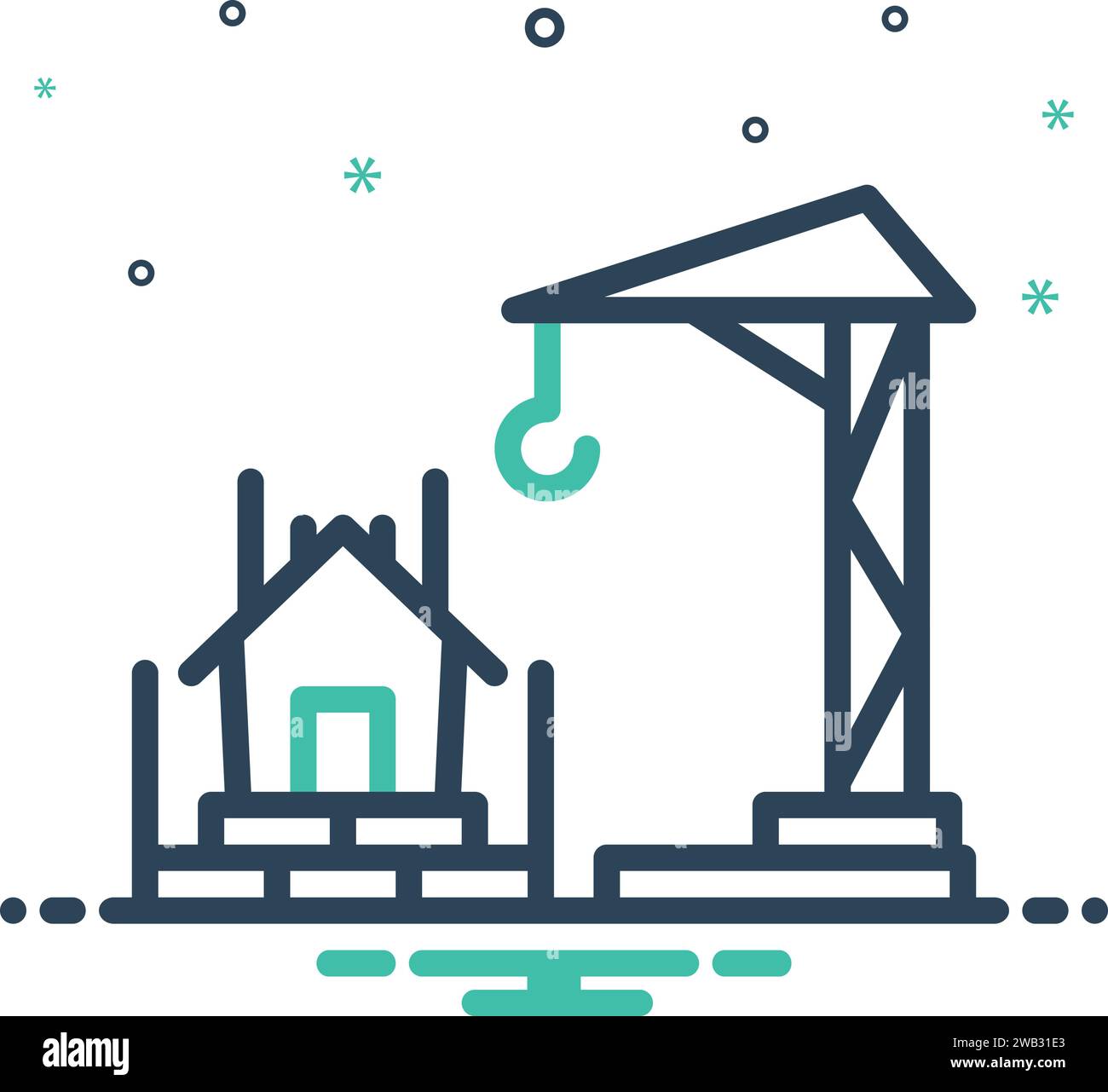 Icon for build,constructed Stock Vector Image & Art - Alamy