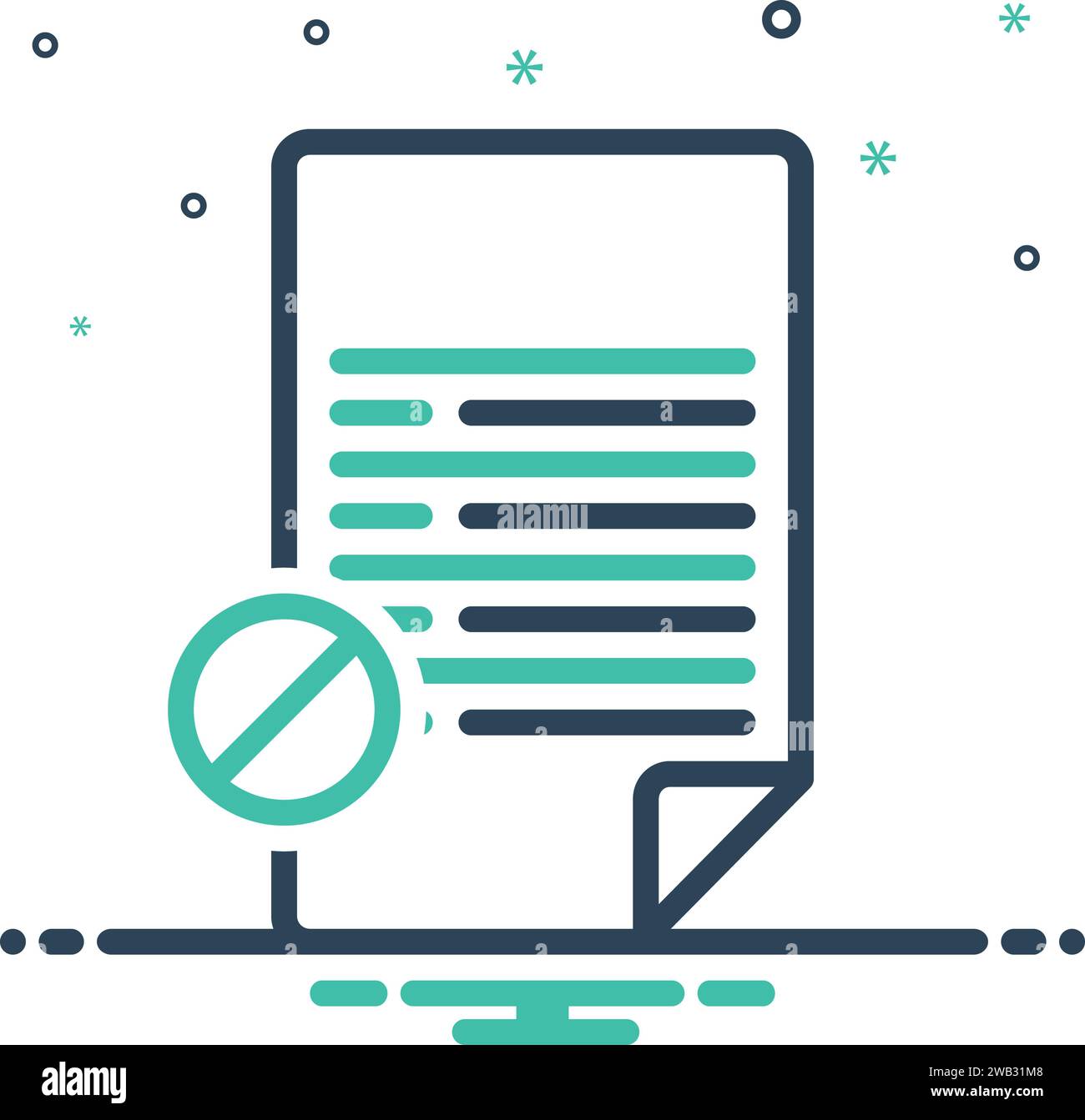 Icon for void,invalid Stock Vector Image & Art - Alamy