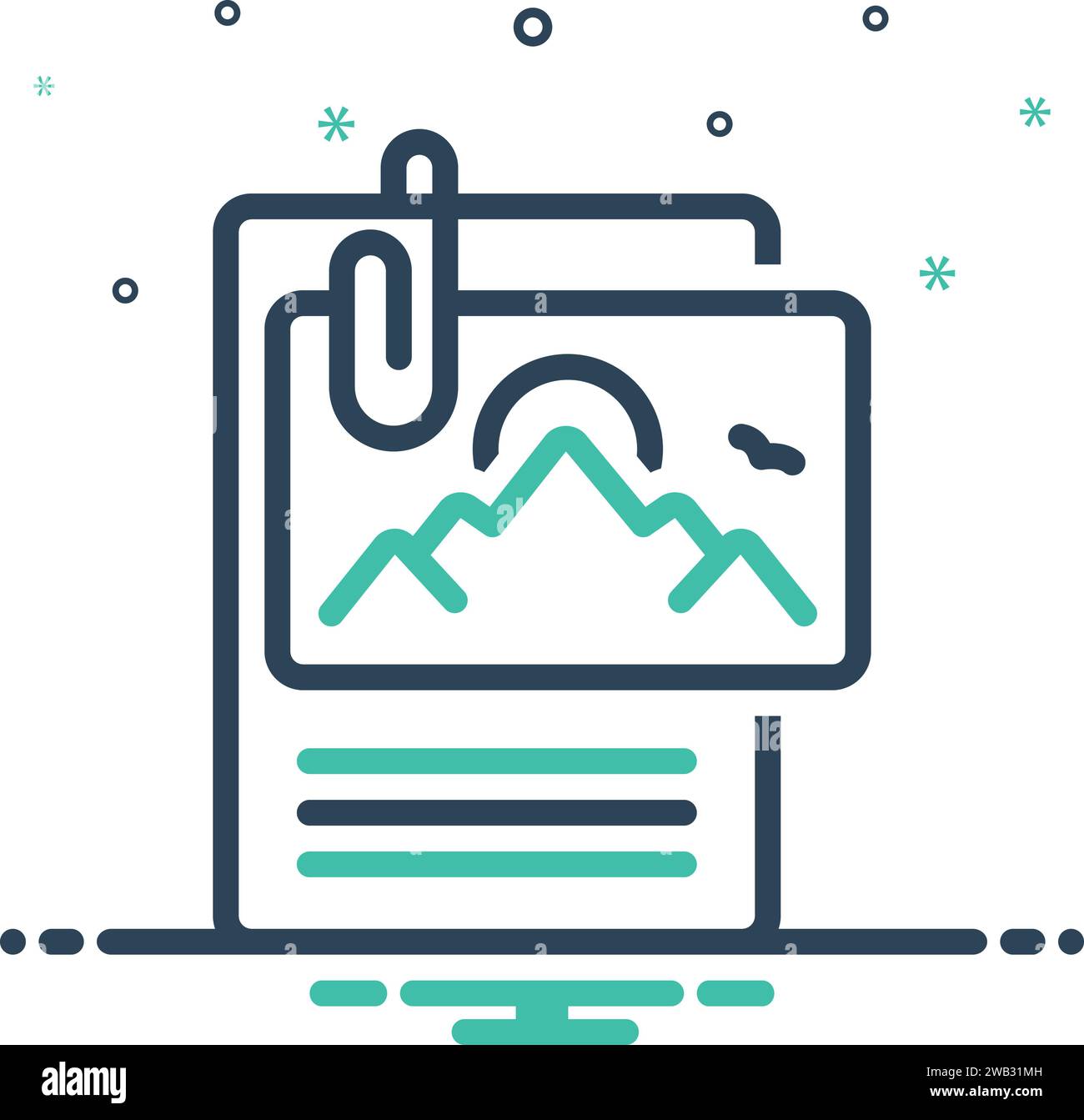 Icon for attach,joint Stock Vector Image & Art - Alamy