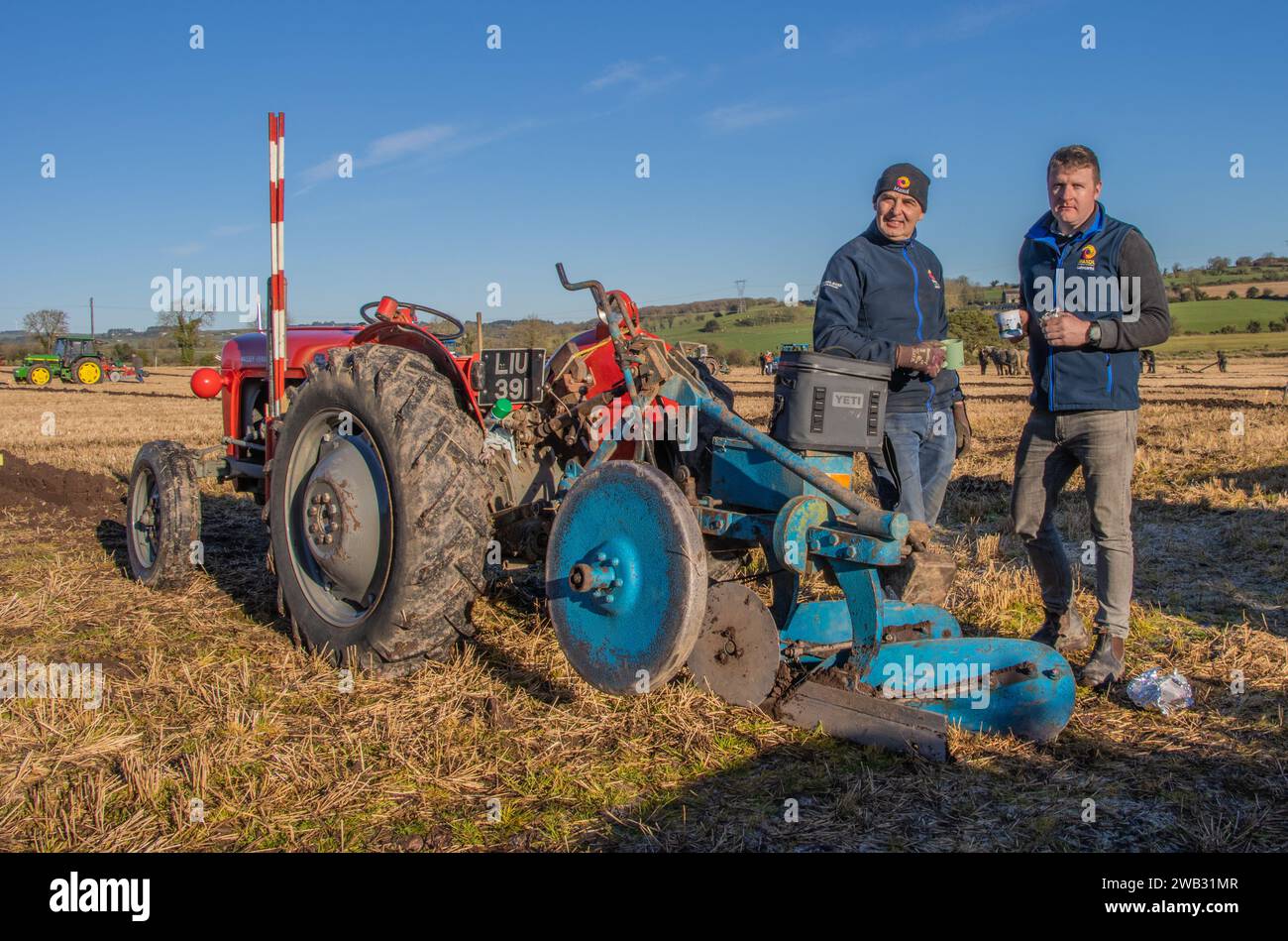 Macroom Ploughing Match held at Tullig, Coachford, Jan 2024 Stock Photo ...