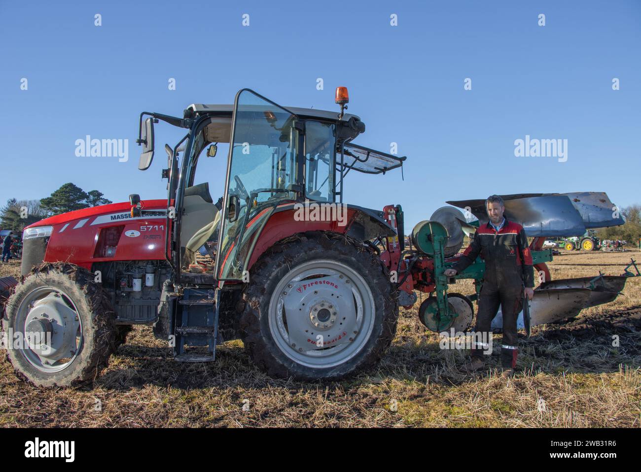 Macroom Ploughing Match held at Tullig, Coachford, Jan 2024 Stock Photo ...
