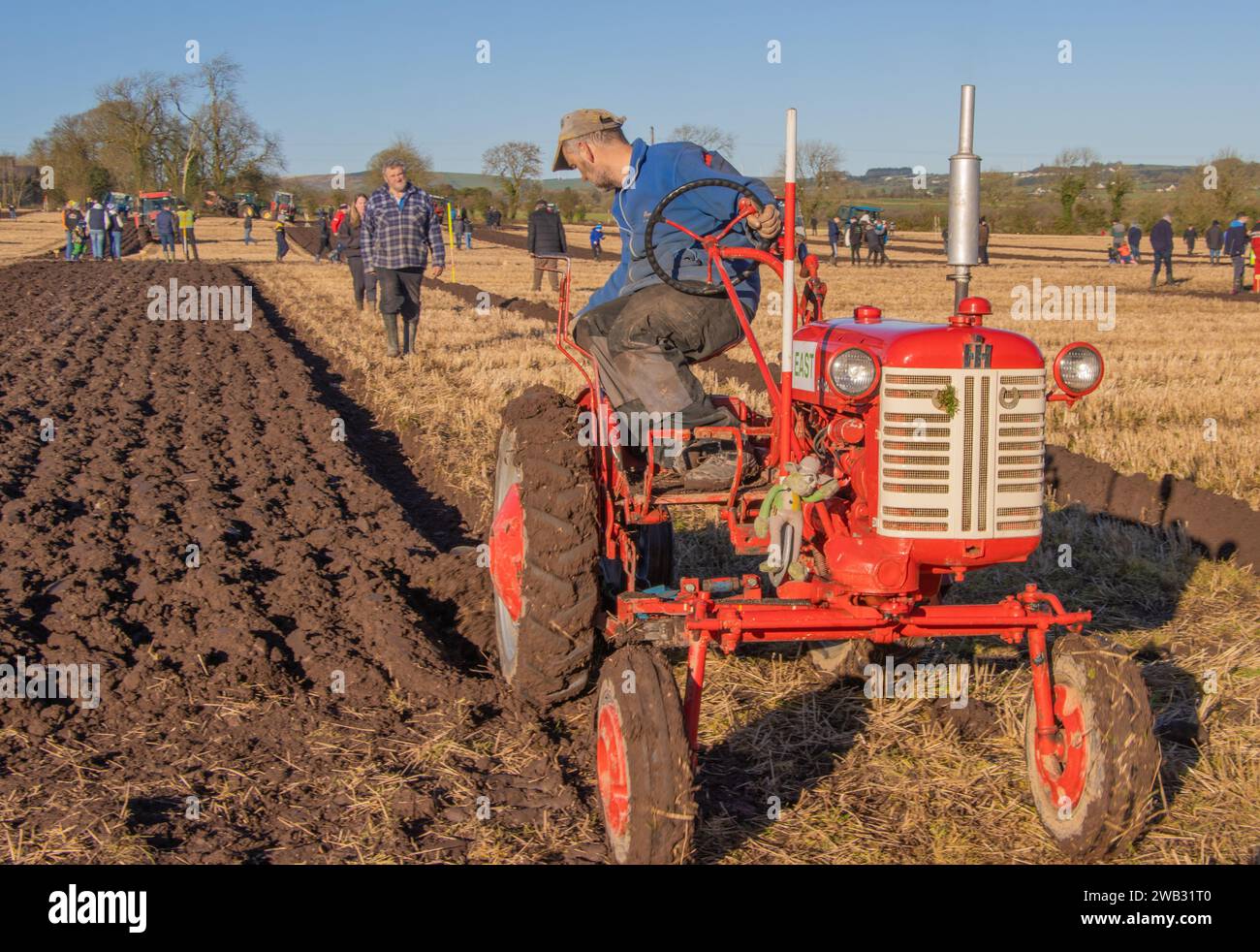 Macroom Ploughing Match held at Tullig, Coachford, Jan 2024 Stock Photo ...
