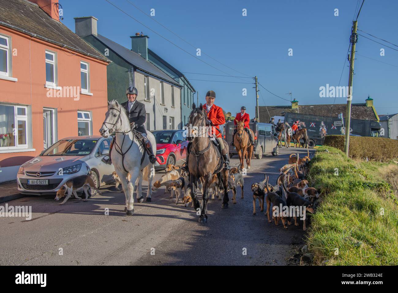 Carbery Hunt at Butlerstown, Co. Cork, Jan 2024 Stock Photo - Alamy