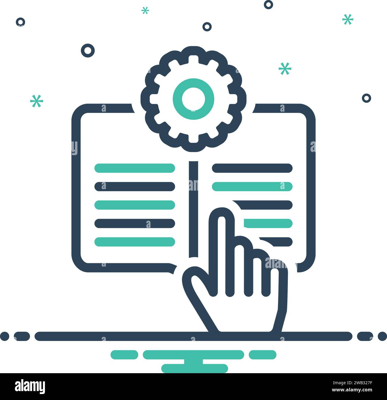 Icon for manuals,guide Stock Vector Image & Art - Alamy