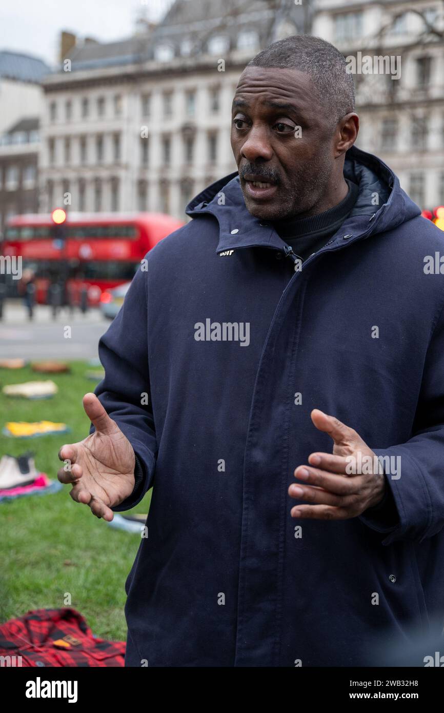 London, UK. 08th Jan, 2024. London born actor Iris Elba and parents of ...