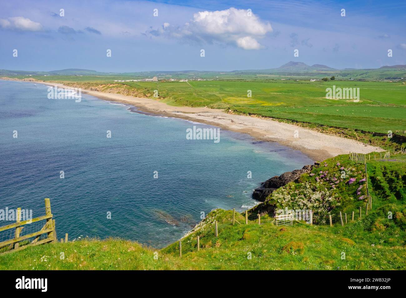 Porth Neigwl or Hell's Mouth is a four mile long beach on Llyn Peninsula. Abersoch, Gwynedd ...