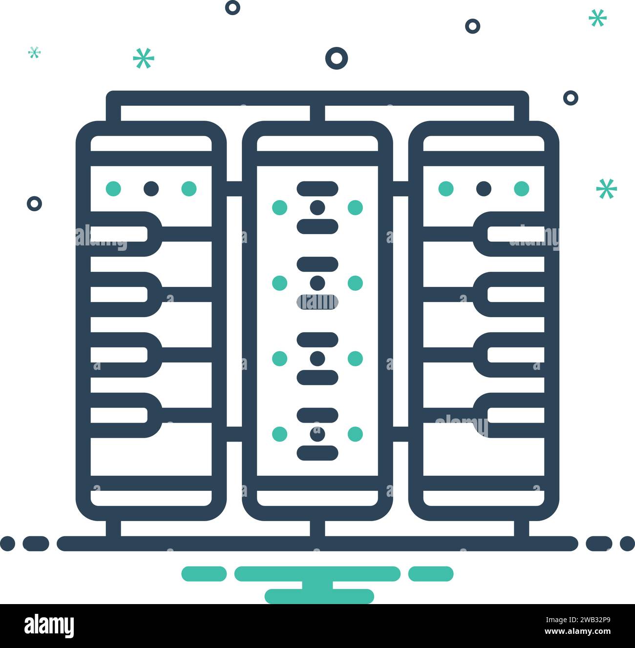 Servers icon Stock Vector Images - Alamy