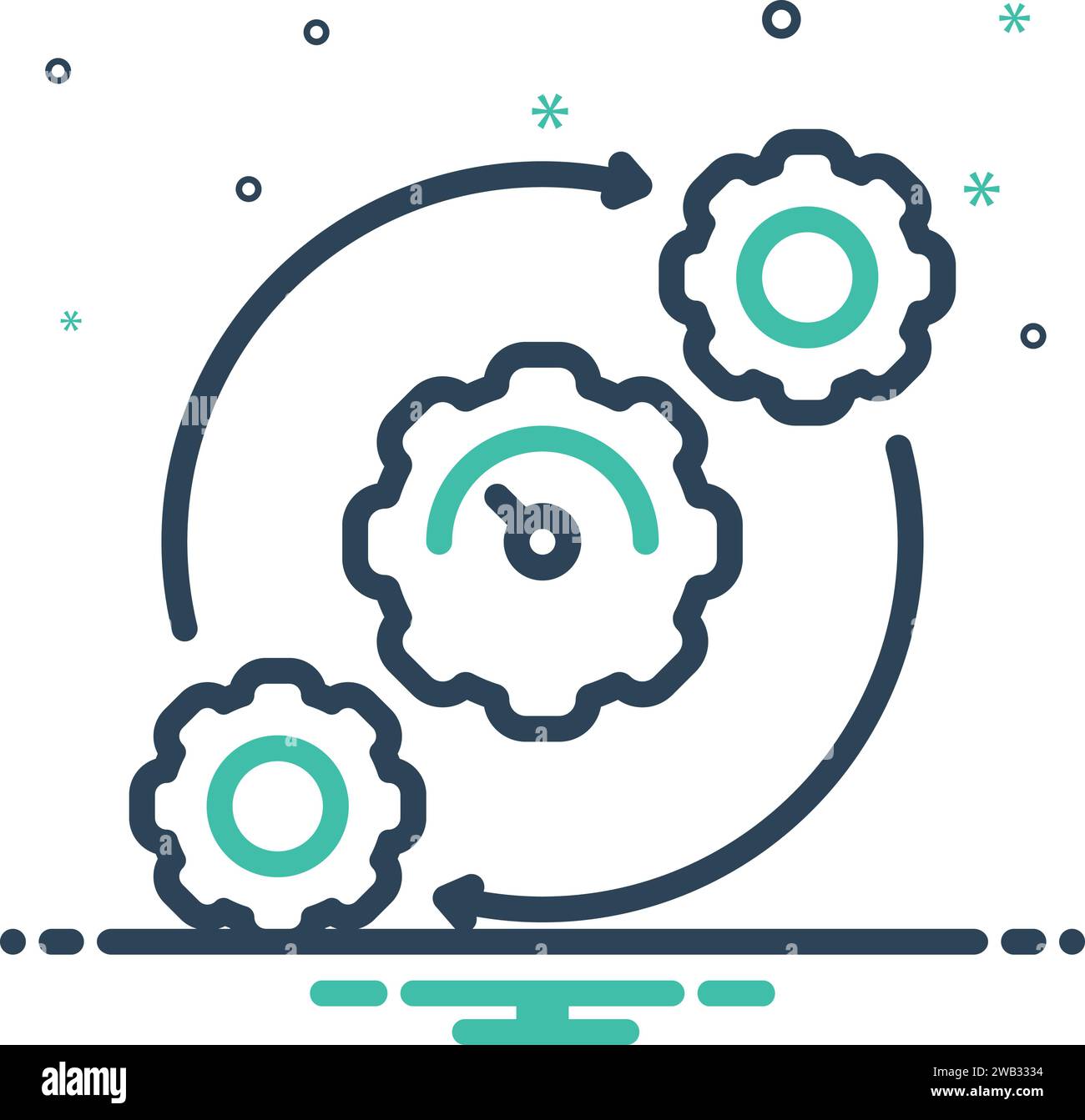 Icon for processes,procedure Stock Vector Image & Art - Alamy