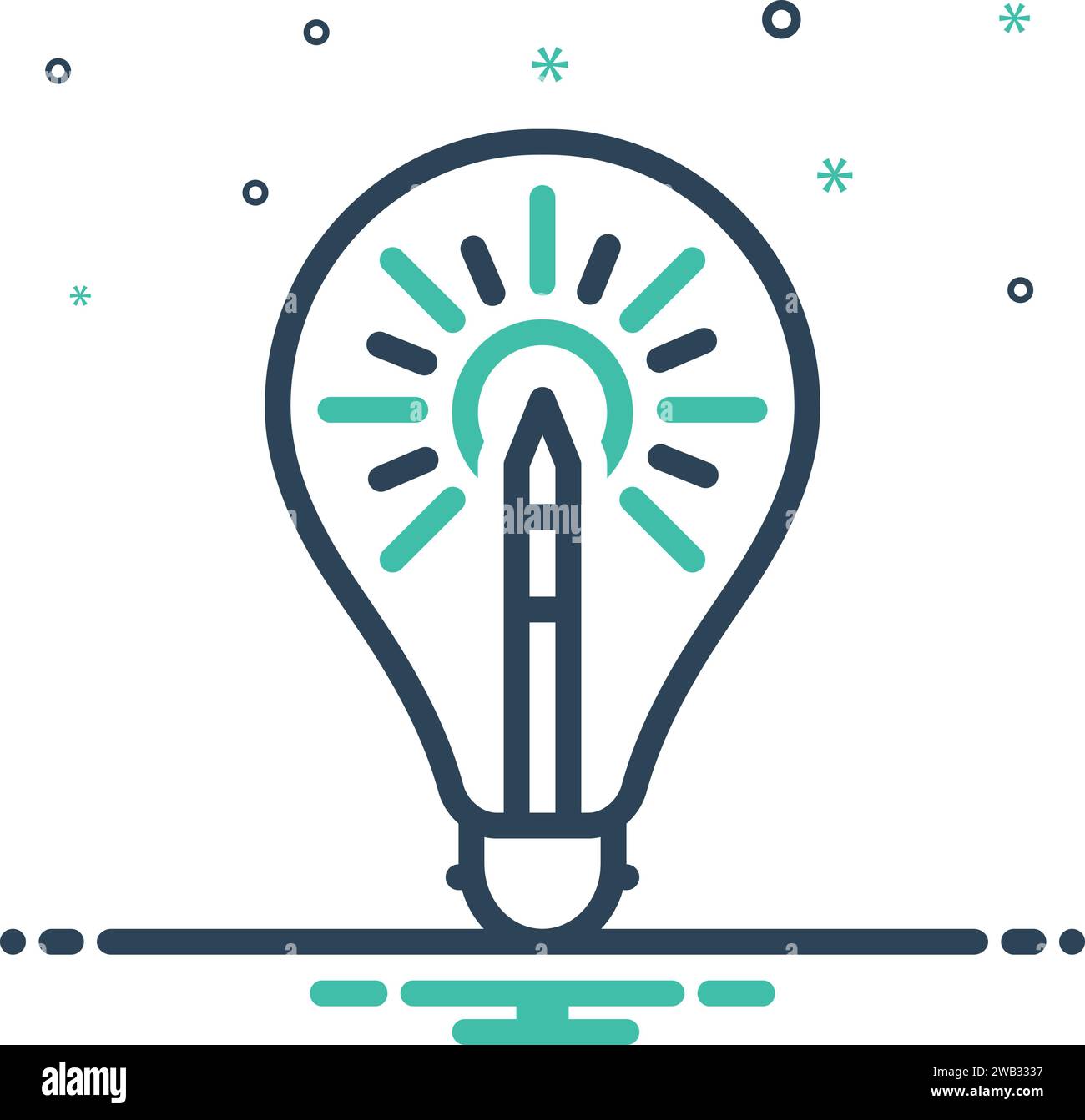 Inspired creation Stock Vector Images - Alamy