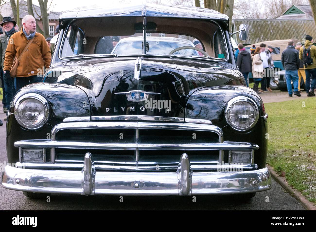 1950's Plymouth Low Rider at Bicester Heritage Scramble January 2024 ...