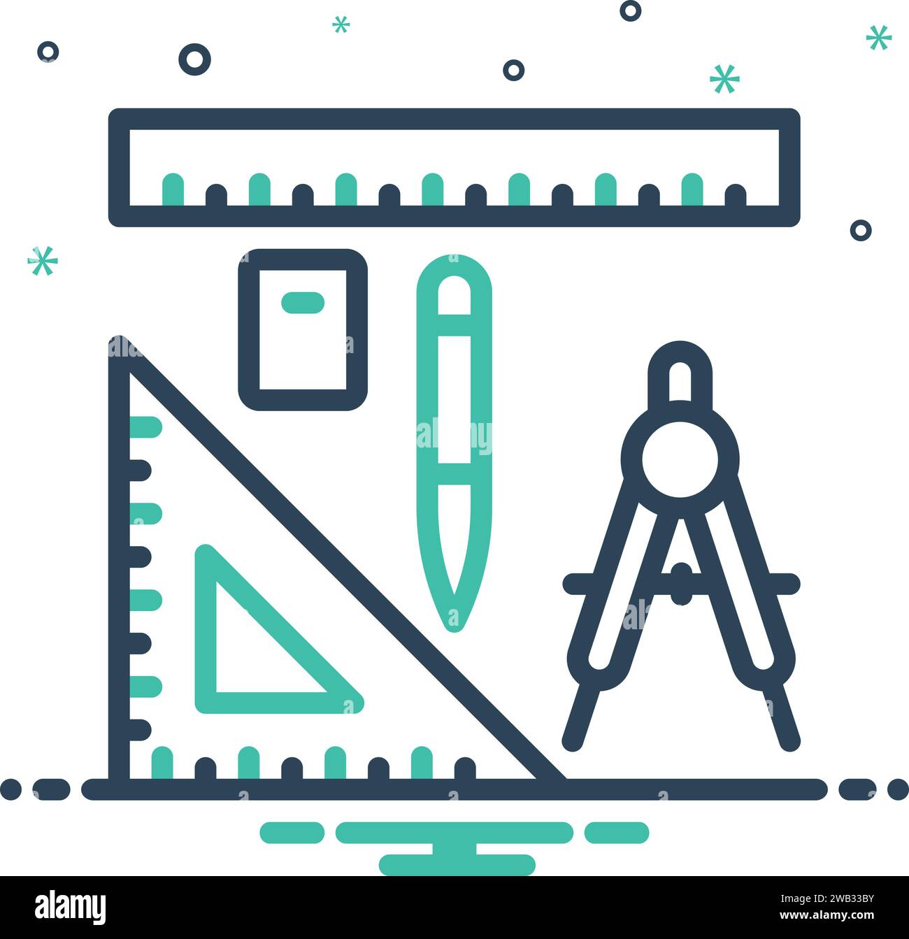 Compasses tool Stock Vector Images - Alamy