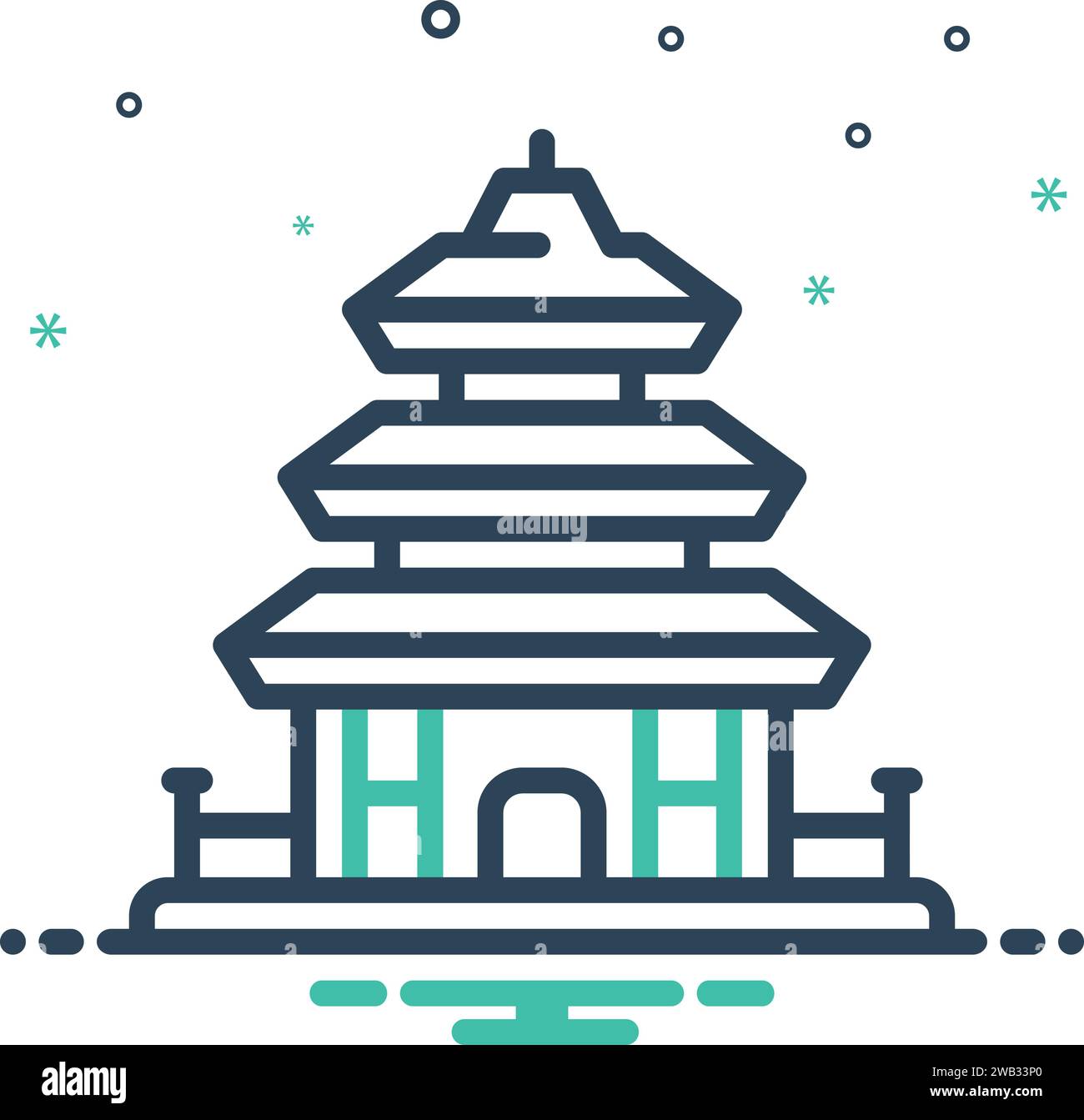 Bali monument Stock Vector Images - Alamy