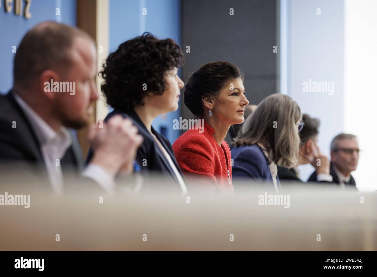 Christian Leye, MdB, Amira Mohamed Ali, MdB, Dr. Sahra Wagenknecht, MdB ...