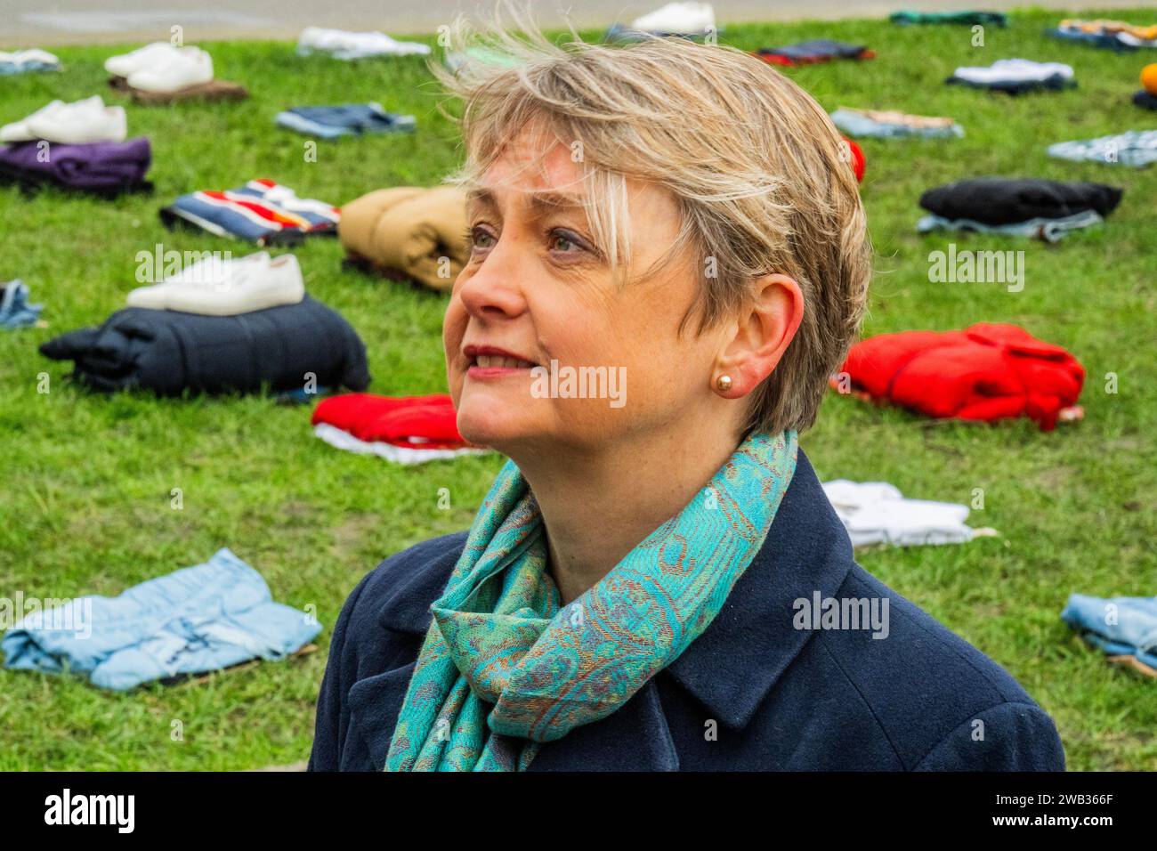 London, UK. 8th Jan, 2024. Yvette Cooper, Labour Shadow Home Secretary ...