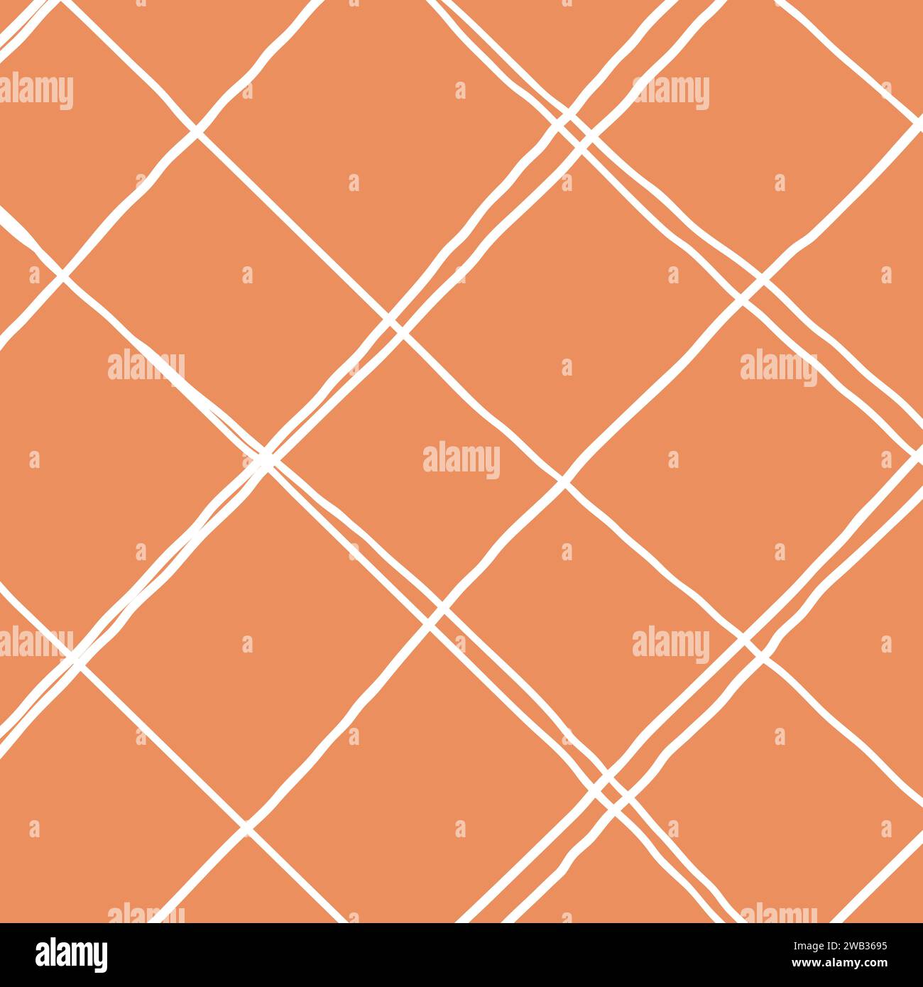 Abstract doodle grid with brown background. Squiggle and scribble ...