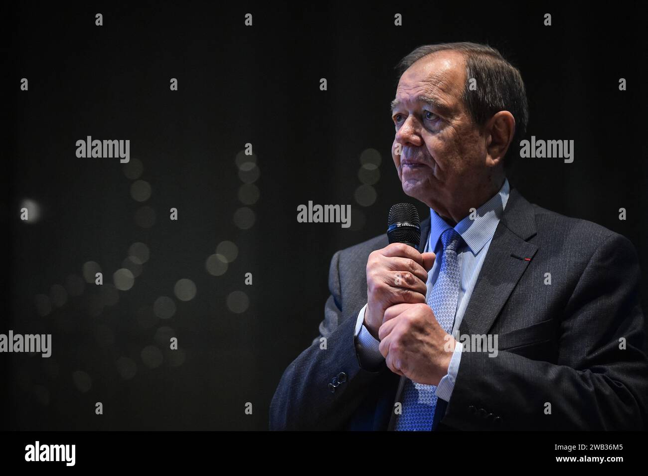 Paris, Paraguay. 08th Jan, 2024. President of Metropole du Grand Paris ...